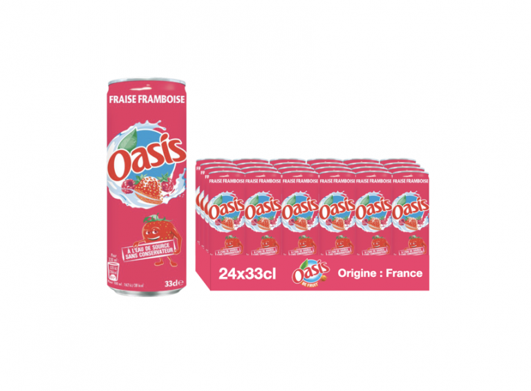 Oasis Fraise Framboise 24 X 33 CL – Star Foods – Doner Distribution