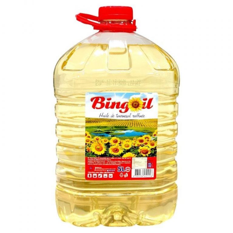 Huile de tournesol Bingoil – 10L – Star Foods – Doner Distribution